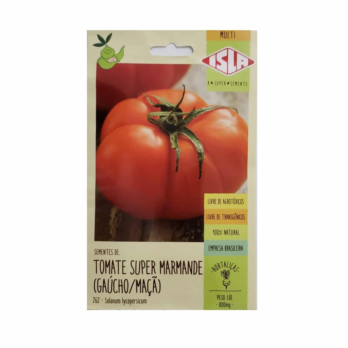 Sementes de Tomate Super Marmande (Gaúcho/Maçã) 250mg - Isla - AgropetWeb